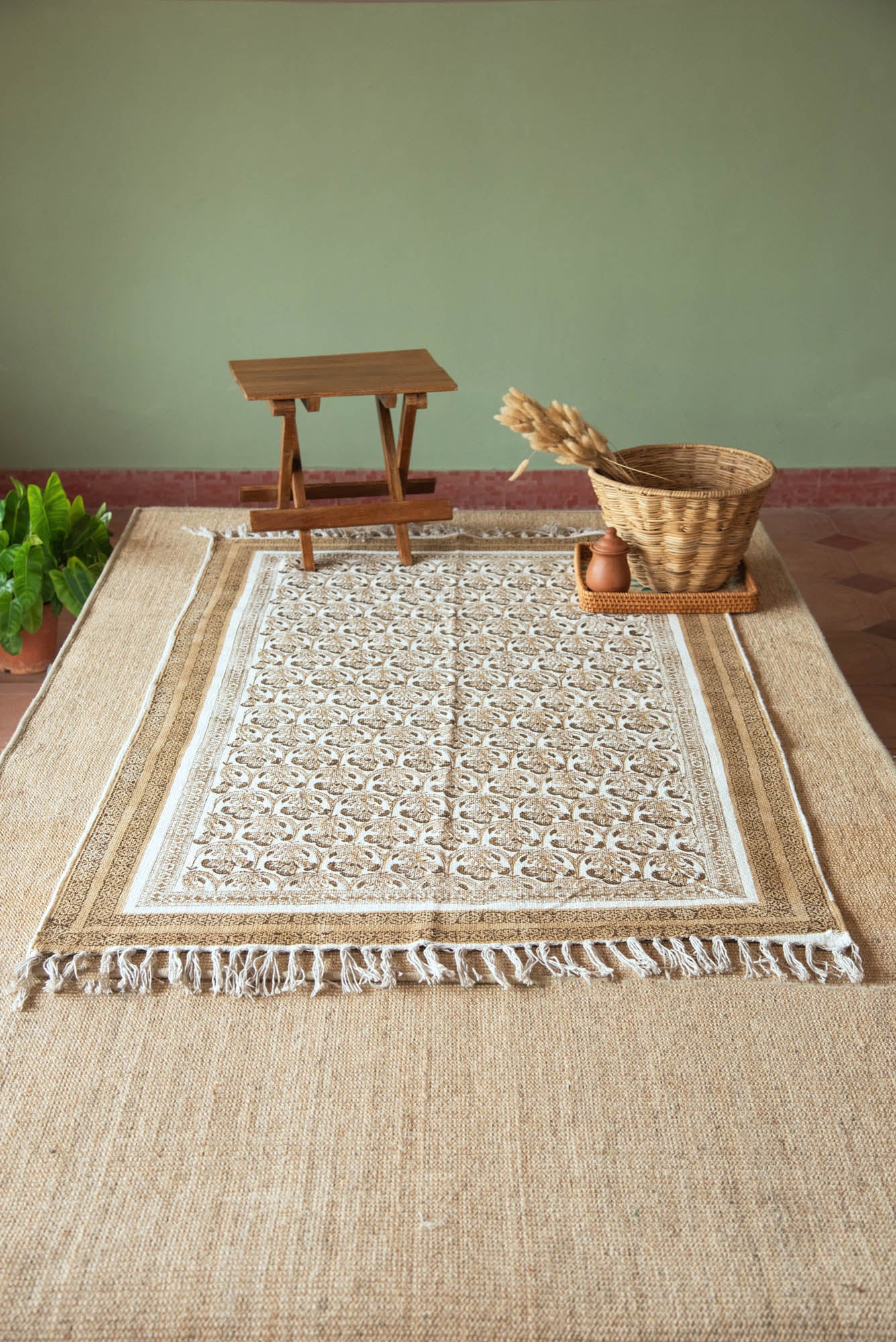 COTTON B/P DURRY-4X6 – Kalpa Druma